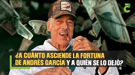 A cuánto asciende la fortuna de Andrés García y a quién se lo dejó