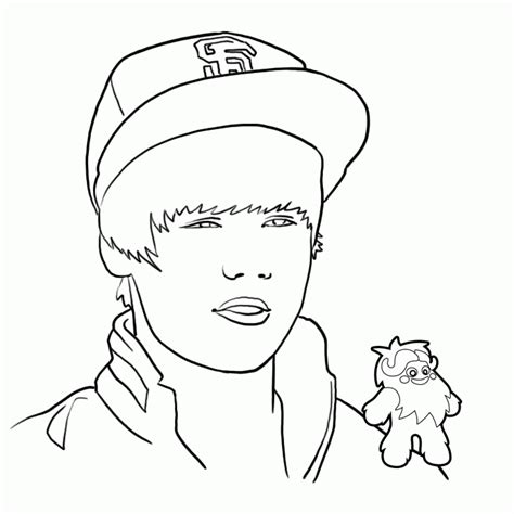 Justin Bieber Coloring Page Printable Coloring Pages Coloring Pages