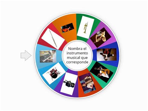 Los Instrumentos Musicales Spin The Wheel