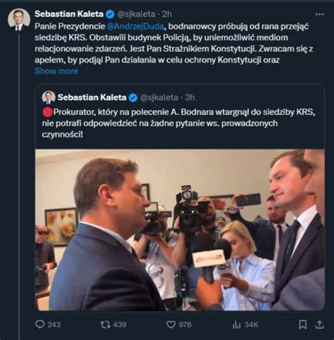 kaleta jest ślepy albo pijany jeśli nie widzi kamer mikrofonów i