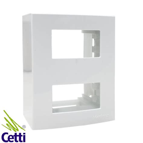 Caixa De Sobrepor Branca Postos Sistema X Sleek Margirius