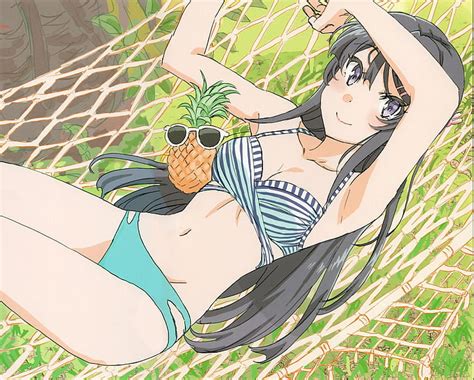 Anime Seishun Buta Yarou Wa Bunny Girl Senpai No Yume Wo Minai Bikini Fondo De Pantalla Hd