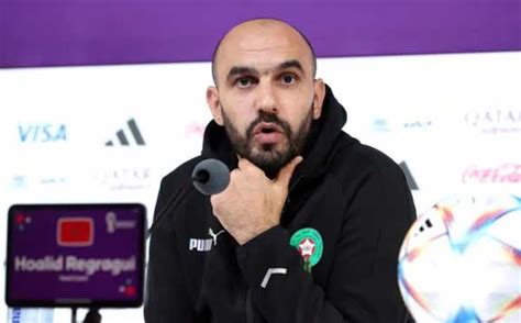Walid Regragui sélectionneur du Maroc La meilleure équipe africaine