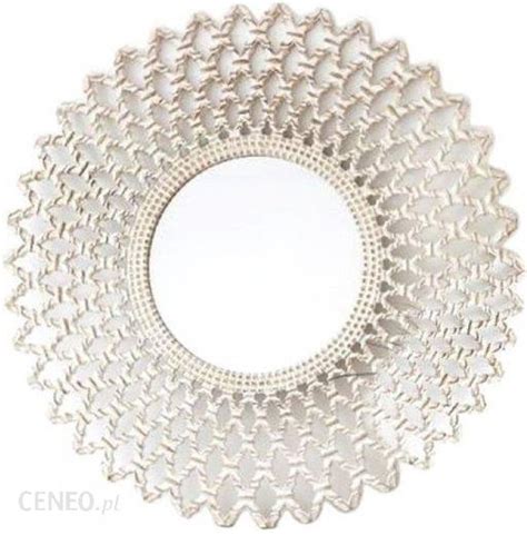 Dkd Home Decor Lustro Ścienne Szkło Biały Drewno Mdf 90X2 5X90 Cm