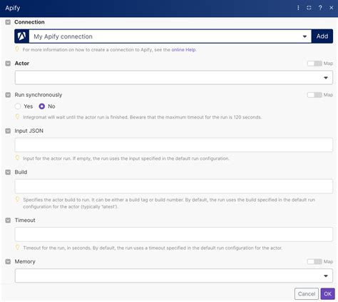 make integration platform apify documentation