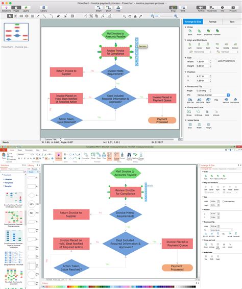 Easy Flowchart Software Create Flowcharts Diagrams Business