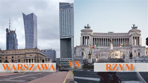 Warszawa Vs Rzym Por Wnanie Miast Youtube