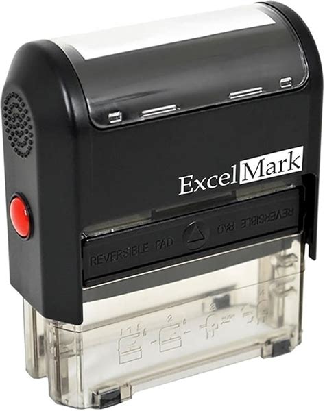 Amazon Self Inking Rubber Stamp With Up To 2 Lines Of Custom Text