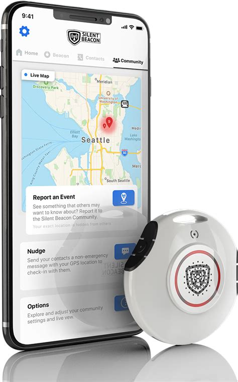 Personal Safety Device And Safety App Silent Beacon