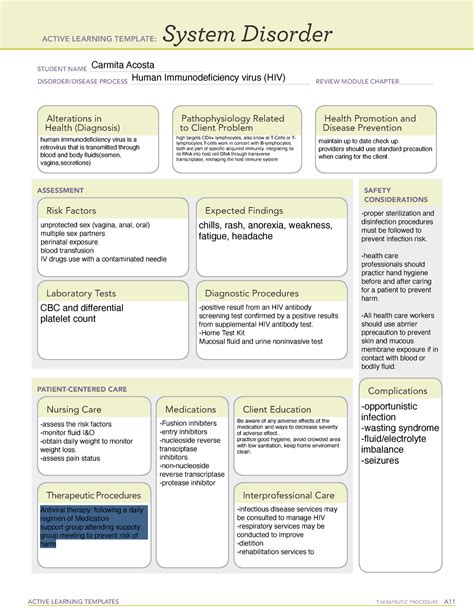 Ati System Disorder Template Bipolar Disorder Printable Word Searches