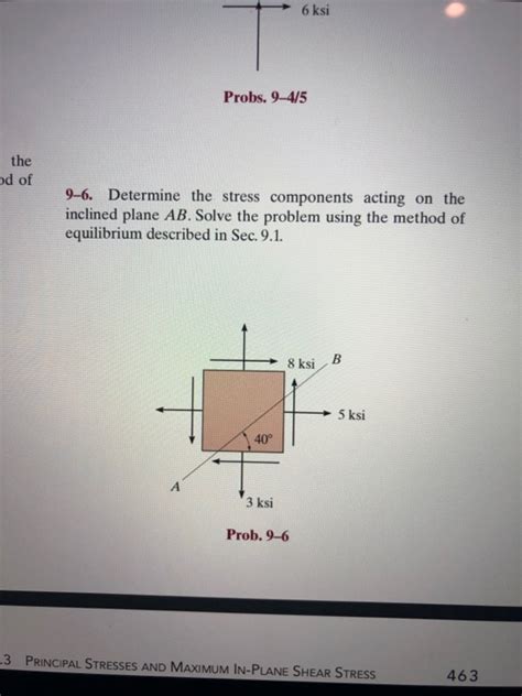 Solved Solve Prob Using Mohr S Circle Chegg
