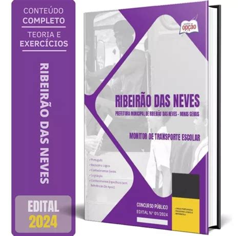 Apostila Prefeitura Ribeirão Das Neves Mg 2024 Monitor Frete grátis