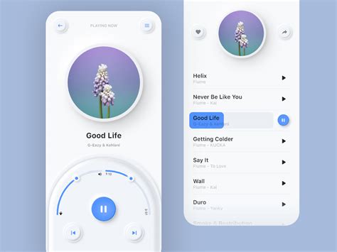 Music App Ui Neomorphism Soft Ui Behance