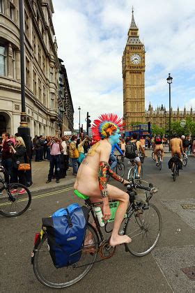 Participants World Naked Bike Ride Where Redaktionelles Stockfoto