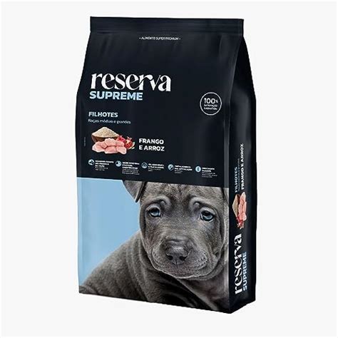 Ração Reserva Supreme para Cães Filhotes Raças Médias e Grandes Sabor