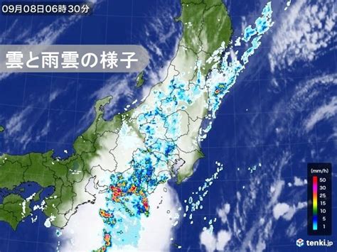 8日の関東甲信 雷雨や激しい雨 大雨の恐れ 土砂災害に警戒注意 夜はヒンヤリ 気象予報士 白石 圭子 2022年09月08日 日本気象