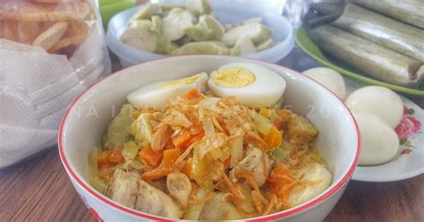 Resep Lontong Sayur Labu Siam Oleh Tina Hasbie Cookpad