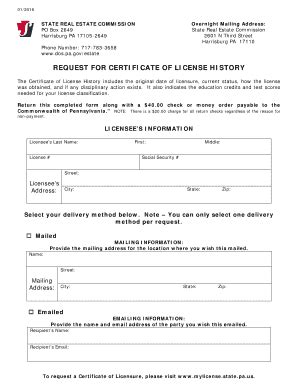 Fillable Online Salesperson Reciprocal Initial License Application