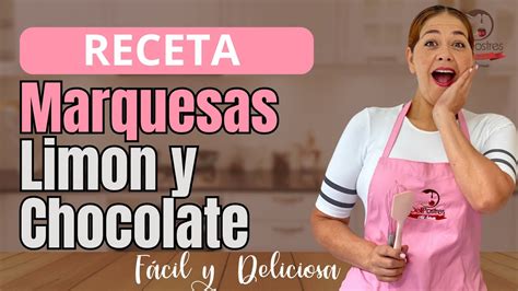 Taller de marquesas de limón y de chocolate gratis postre fácil para