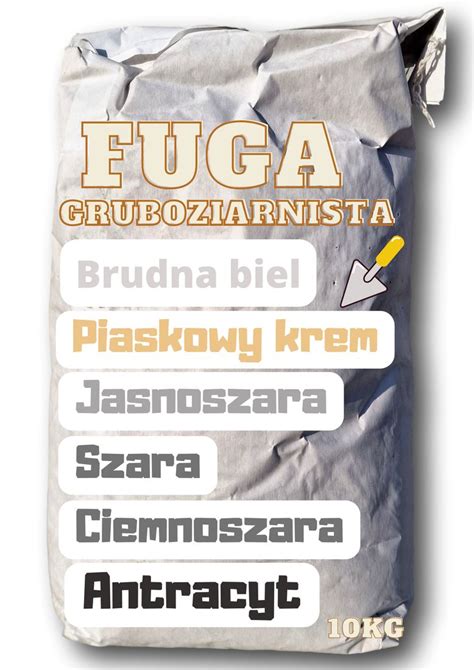Zaprawa Fuga Spoina do Starej Cegły z trasem 10kg Fuga ścienna