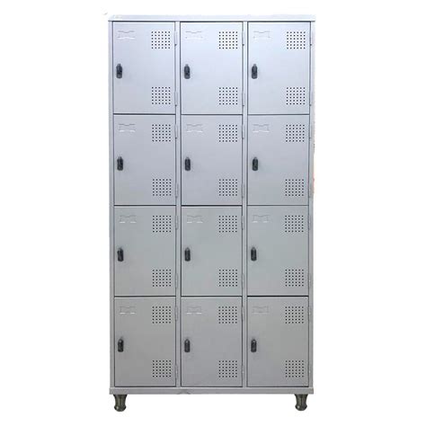 Armário Roupeiro De Aço Guarda Volume Locker Vestiário 12 Portas Pequenas