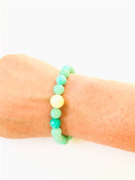 Pulsera con cuentas pulsera con cuentas de 8 mm pulsera Etsy España