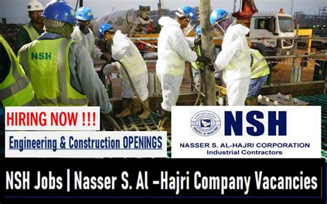 Nsh Job Openings Nasser S Al Hajri Corporation