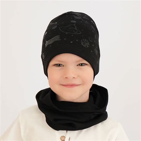 Komplet Jesienny Wiosenny Dla Ch Opca Czapka I Komin Bawe Niany Camel