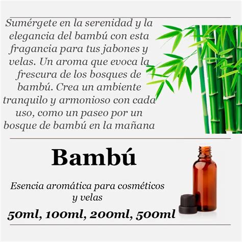 Esencia Arom Tica De Bamb Comprar En Frescoco