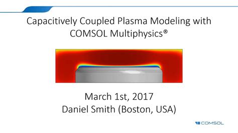 modeling capacitively coupled plasma with the comsol® software