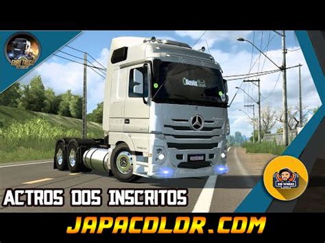 Caminhão Mercedes Benz Actros Qualificado Mods Ets2 1 43 Dalenha Mods