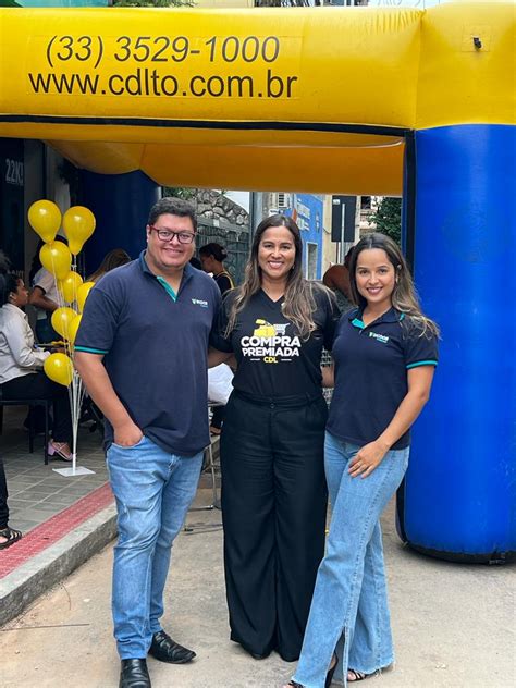 Ação da Campanha Compra Premiada CDL 2023 CDL Teófilo Otoni
