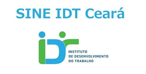 SINE IDT Vagas Abertas Cadastro 2024