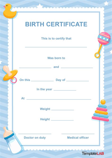 27 Birth Certificate Templates Word Ppt And Pdf Templatelab