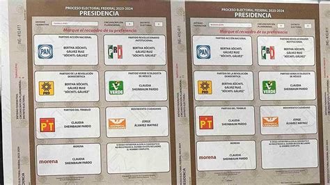 Cómo son las boletas electorales 2024 UnoTV