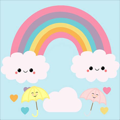 Pin Em Cumpe Temático Lluvia De Amor BAA Nubes y arcoiris Dibujo de