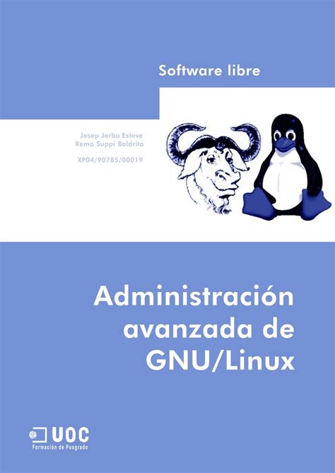pdf de programación administración avanzada de gnu linux