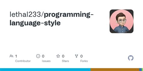 github lethal233 programming language style