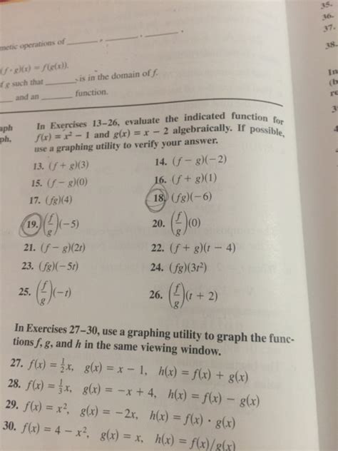 solved evaluate the indicated function for f x x 2 1