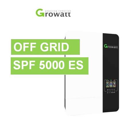 Growatt SPF 5000es 48V 50Hz 48V MPPT Single Phase Off Grid Inverter