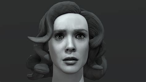 Wanda Maximoff Scarlet Witch Elizabeth Olsen D Model Cgtrader