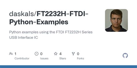 GitHub Daskals FT2232H FTDI Python Examples Python Examples Using