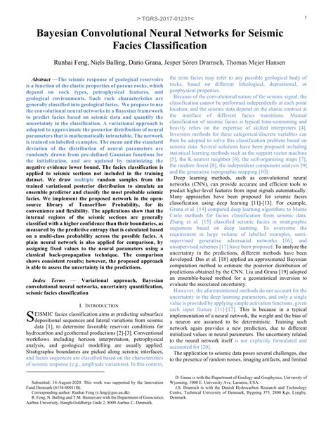 pdf bayesian convolutional neural networks for seismic facies classification