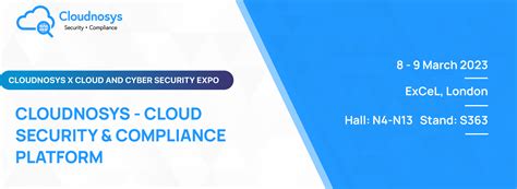Meet Cloudnosys At Cloud And Cyber Security Expo London