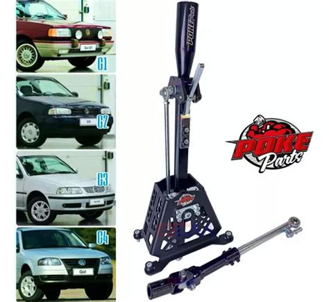 Alavanca De Engate R Pido Preta Vw Ap Gol G A G Poke Parts