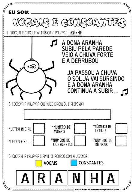 Atividade Pronta Vogais E Consoantes Artofit