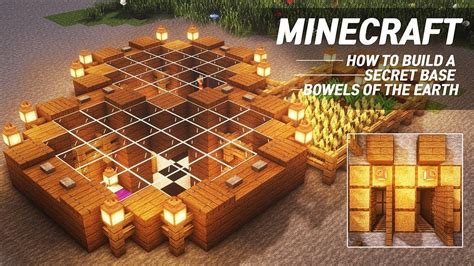 25 Minecraft How To Build A Secret Base Tutorial Underground House