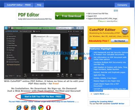 cutepdf editor 1 0 chỉnh sửa pdf trực tuyến mobifirst