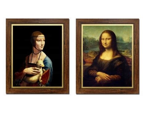 obraz Leonardo Vinci Dama z łasiczką gronostajem 11524583393 Allegro pl