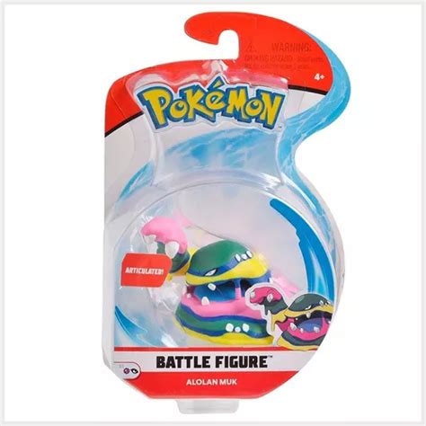Alolan Muk Pokemon Battle Figure Envío gratis